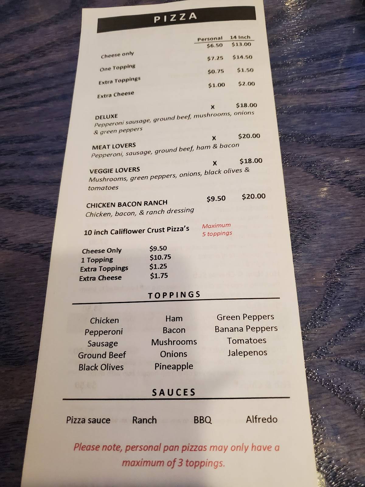Menu at The Windmill Tavern pub & bar, Windfall
