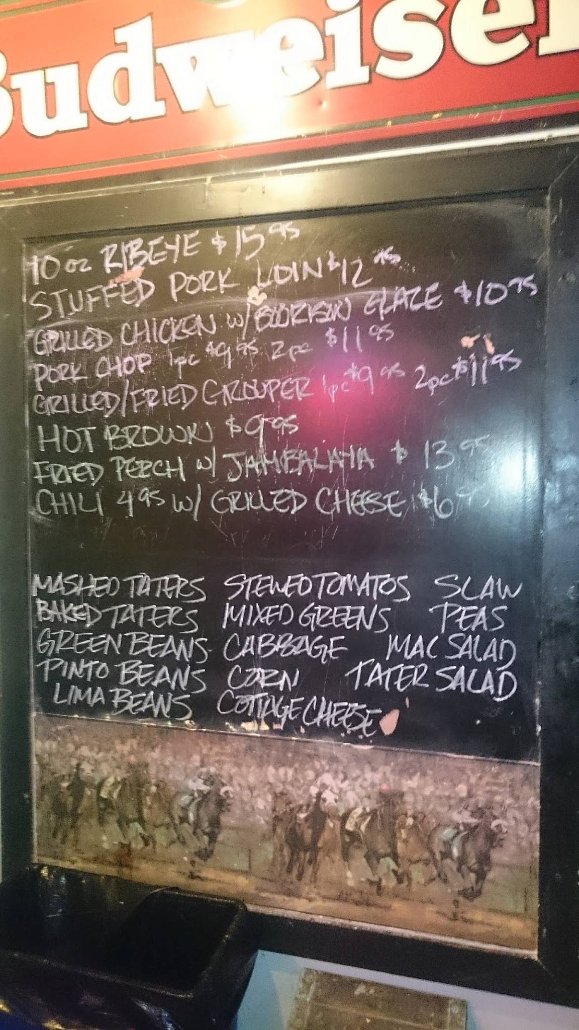 Menu at Thoroughbred Restaurant, Lexington