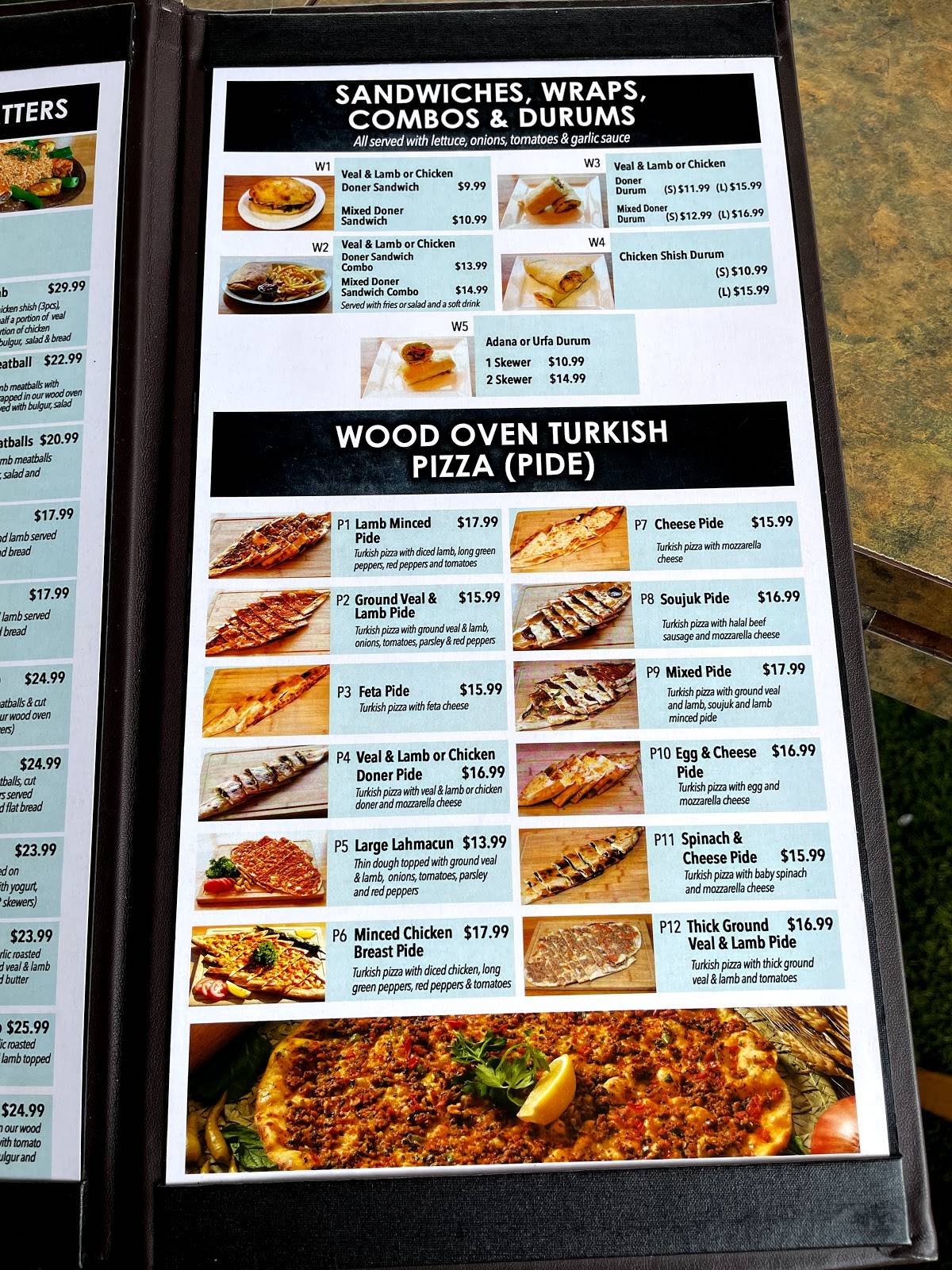 Menu at Kebab 49 - Turkish Restaurant, Toronto