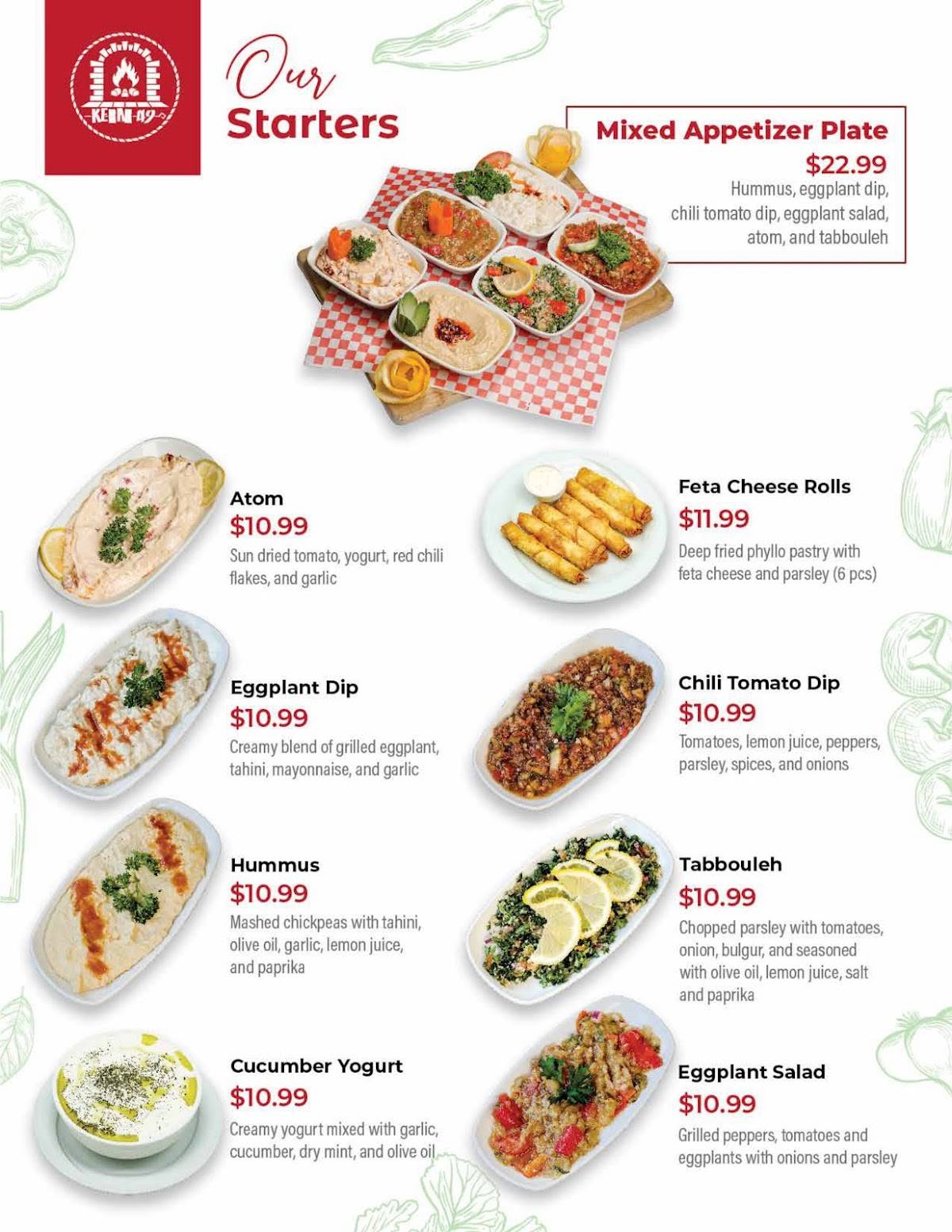 Menu at Kebab 49 - Turkish Restaurant, Toronto