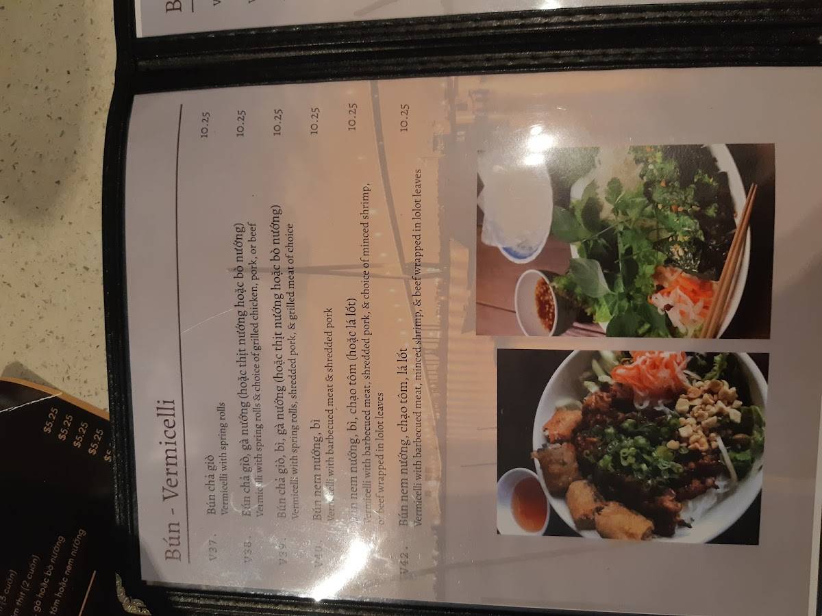 Menu at Pho Cuu Long Mien Tay restaurant, Toronto, Jane St