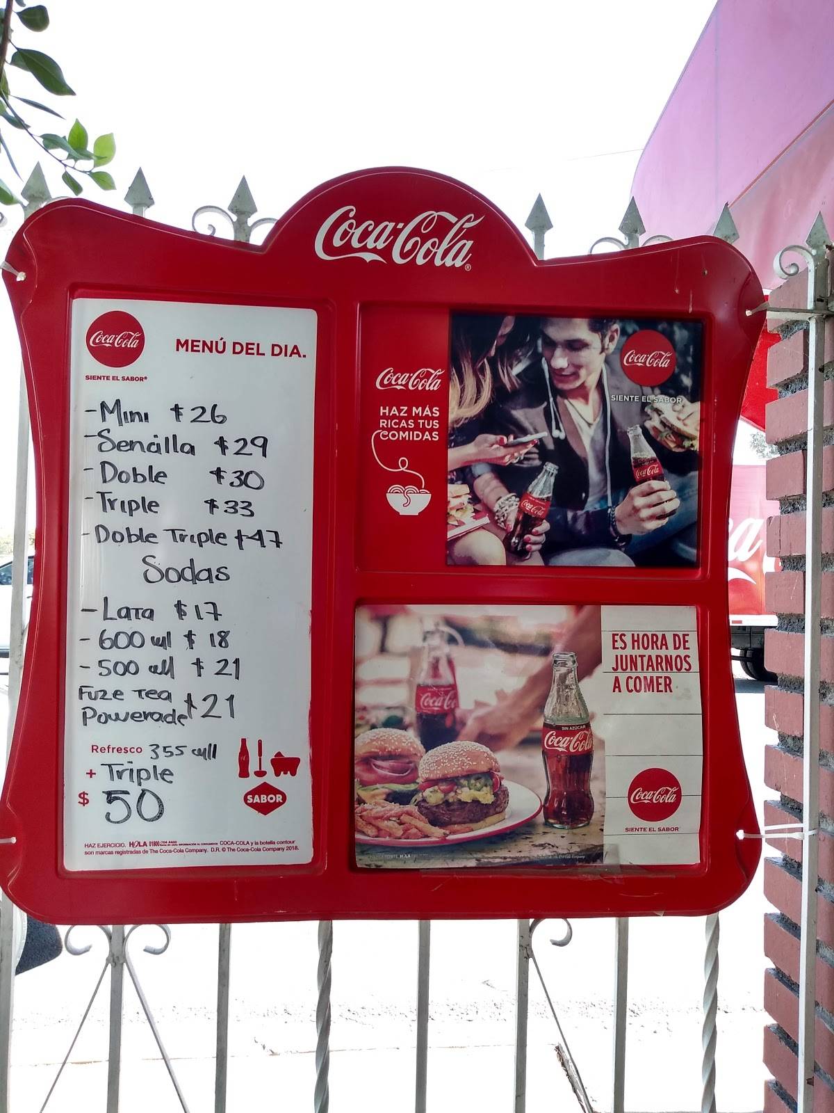 Carta del restaurante Tortas Don Gil, Mexicali, Av. Santos Degollado 925