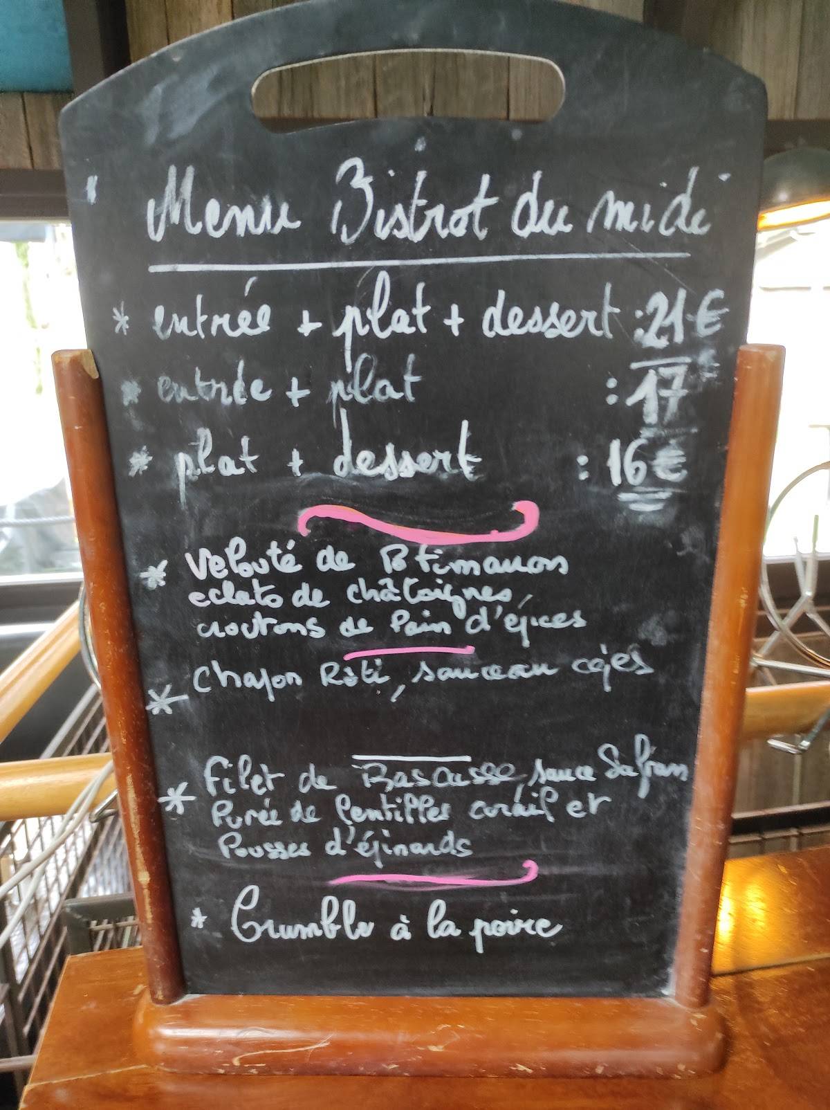 Menu au La Barge Restaurant, Troyes