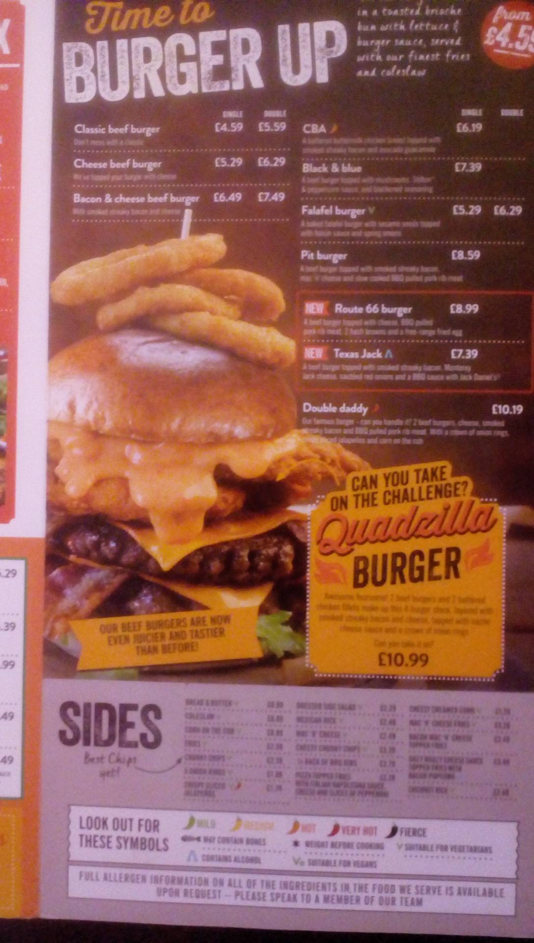 Menu at Turf Tavern pub & bar, Carlisle
