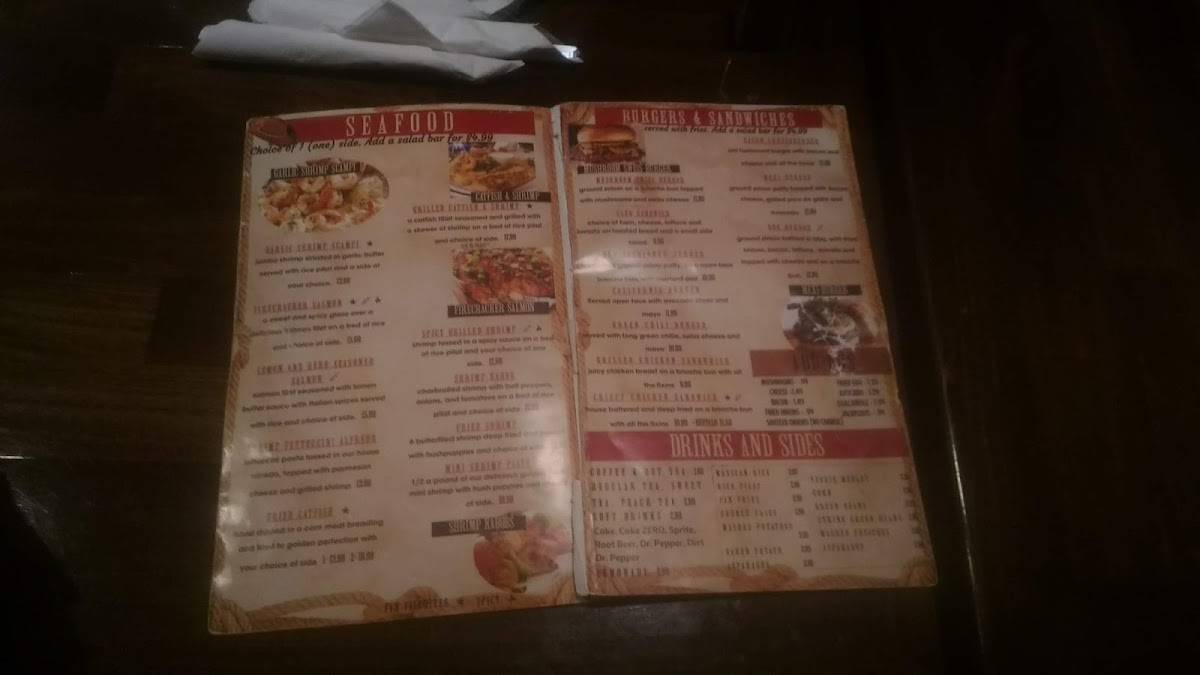 Menu at Western Grill Steak House steakhouse, Andrews