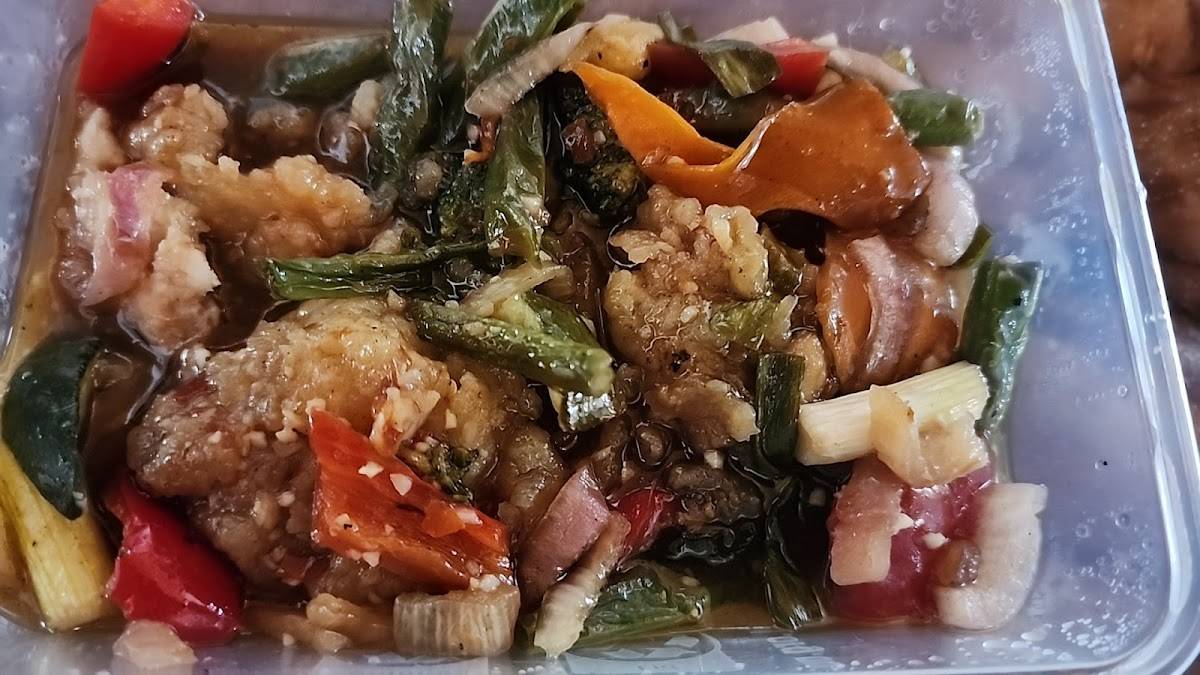 Menu at Yoki Thai restaurant, Runaway Bay