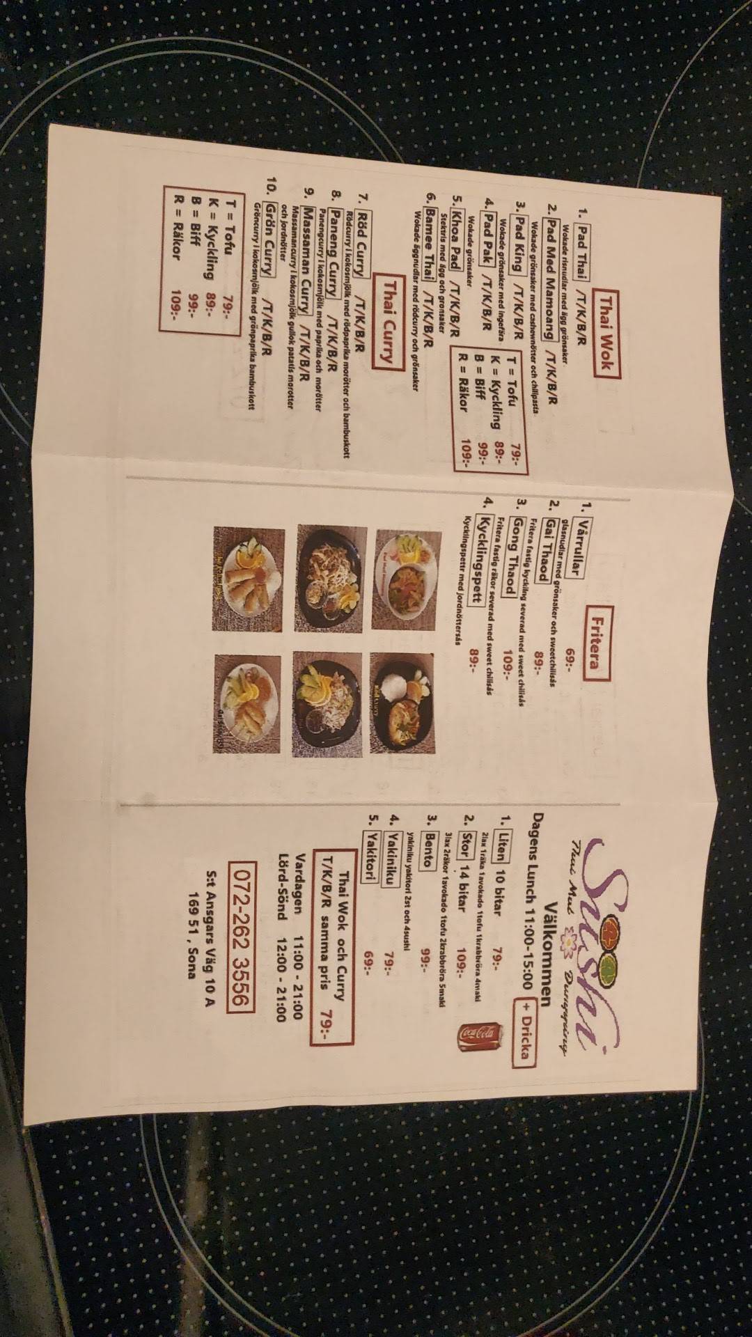 Menu at 44 Sushi Take Away restaurant, Solna