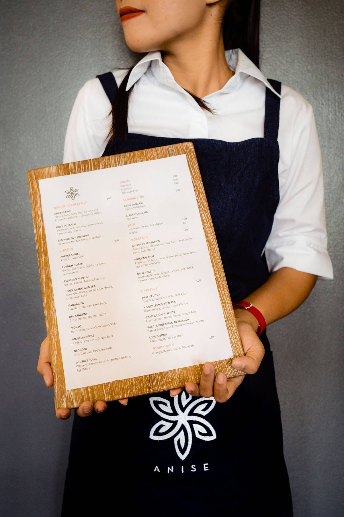 Menu at ANISE Tapas & Bar, Choeng Thale, Boat Avenue 49/3 Cherngtalay ...