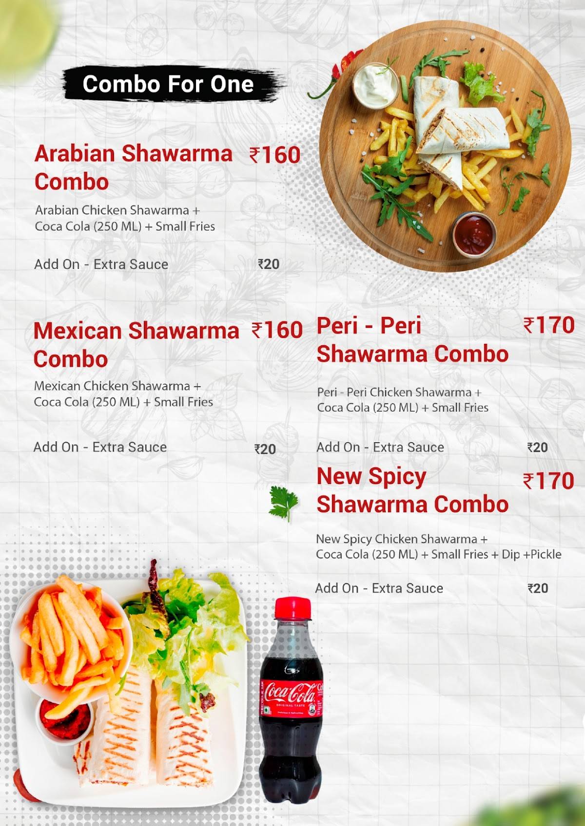 Menu at Absolute Shawarma Goa, Dona Paula