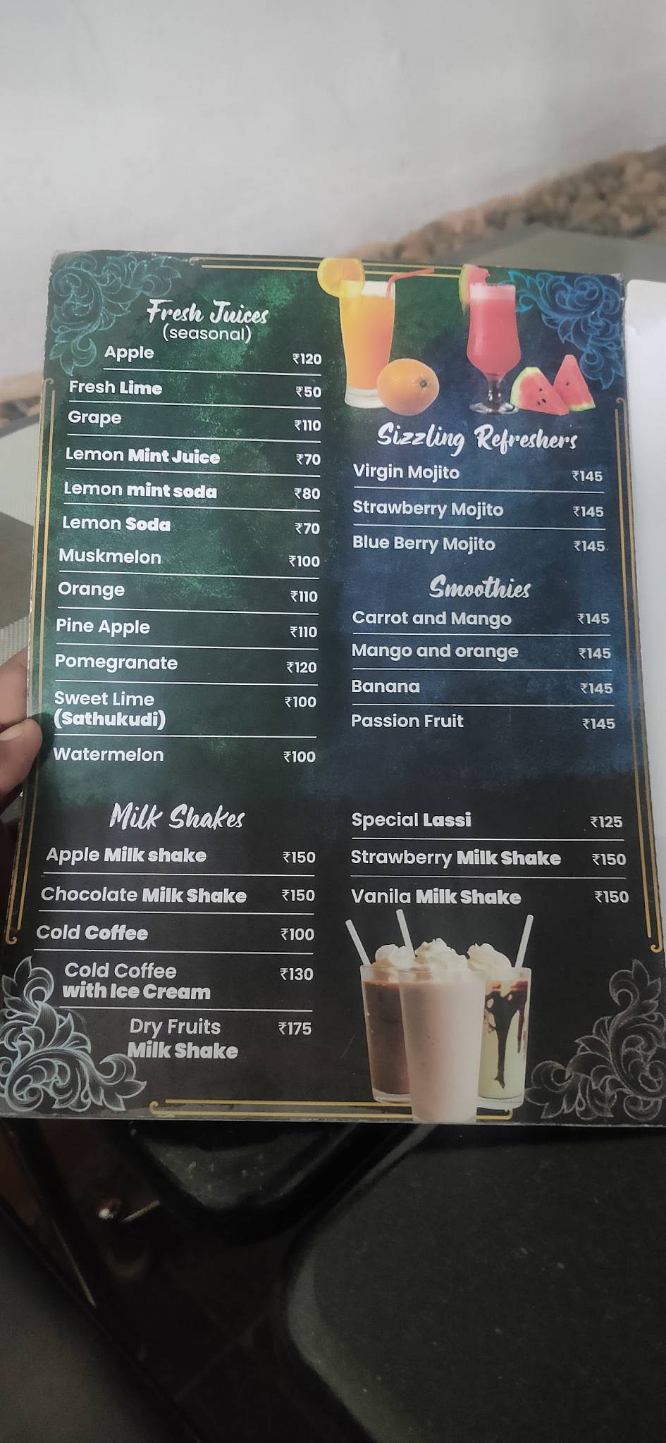 Menu at Richway Garden Restaurant, Adirampattinam