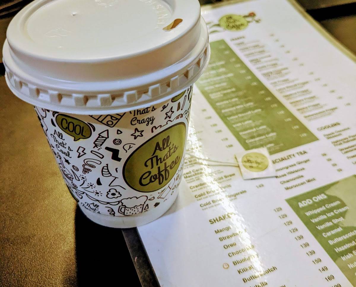 Menu at All That's Coffee, Pune