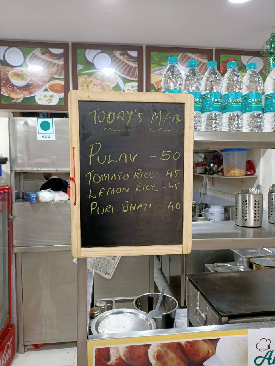 Menu at Amma's Cafe, Mumbai