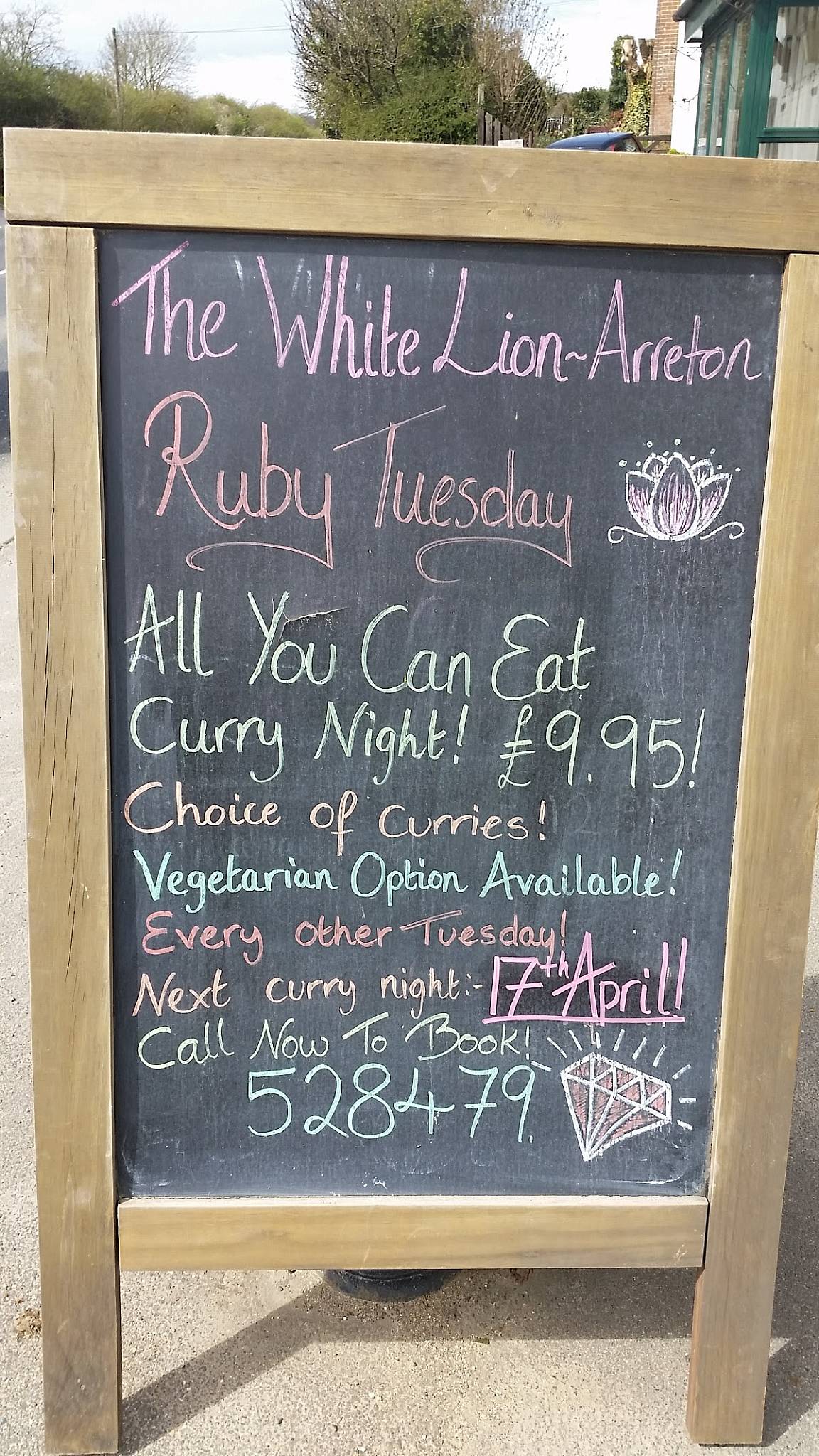 Menu at The White Lion pub & bar, Newport