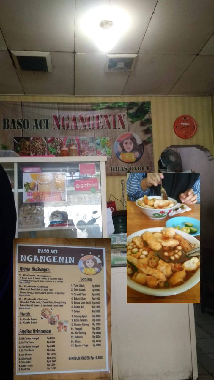 Menu at Baso Aci Ngangenin Cabang Kembangan restaurant, West Jakarta