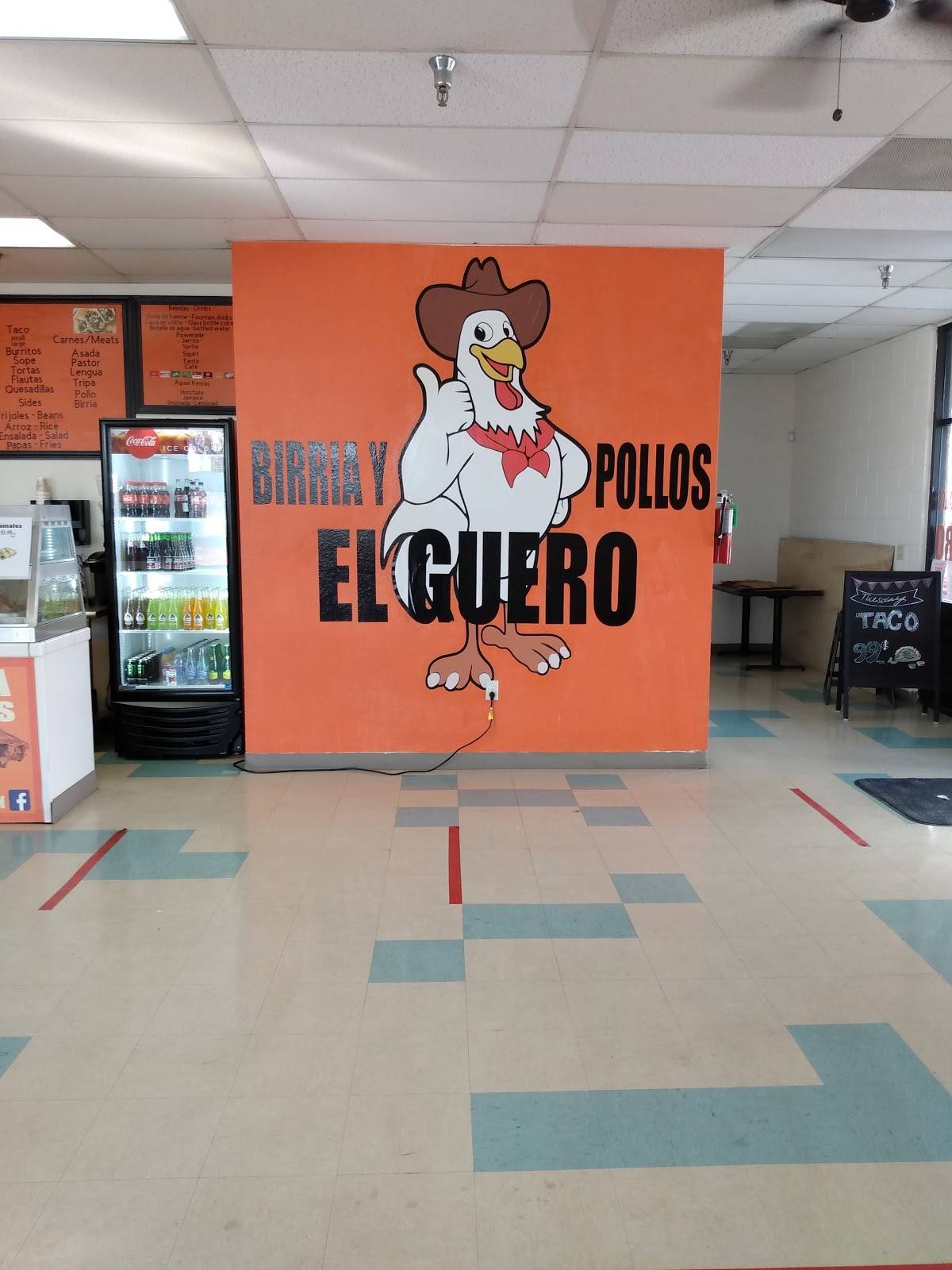 Menu at Birria Y Pollos El Guero BBQ, Porterville