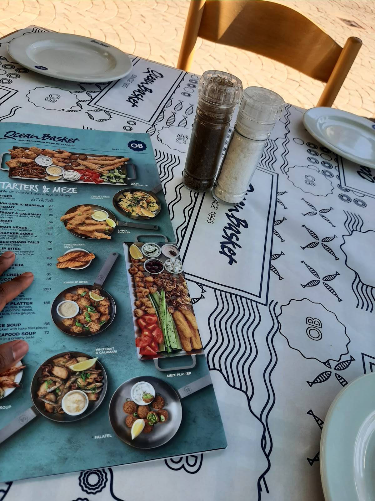 Menu at Ocean Basket Loch Logan Waterfront restaurant, Bloemfontein ...