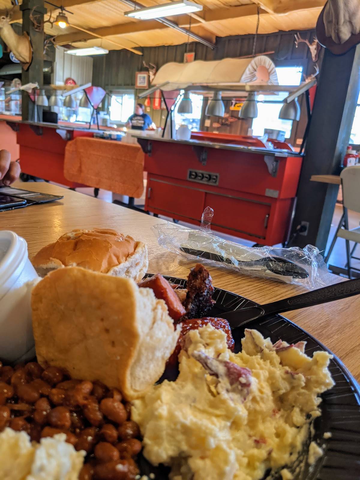 Menu at Brisket House BBQ, Jena
