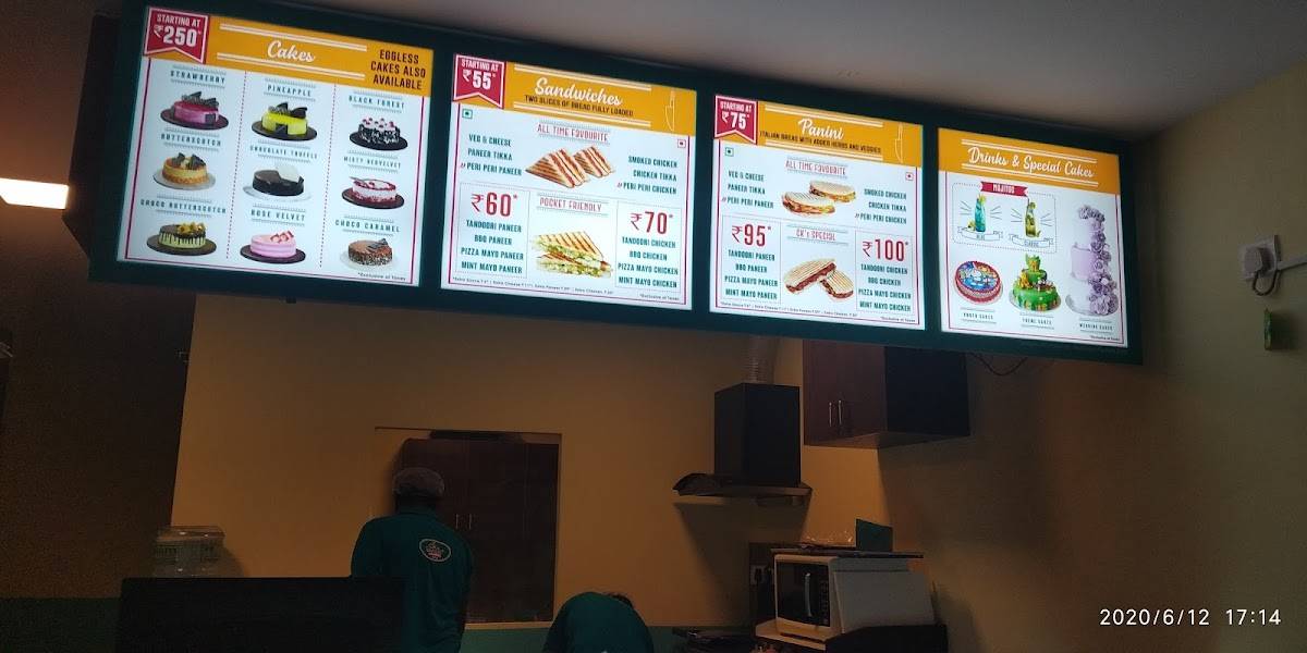 Menu at CK's BAKERY, Chennai, No.167