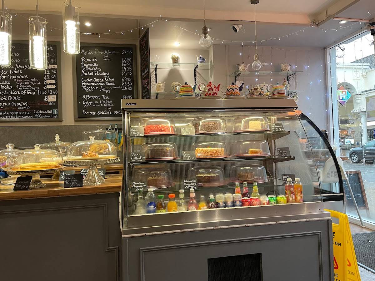 Menu at Cafe Amici, Fleet