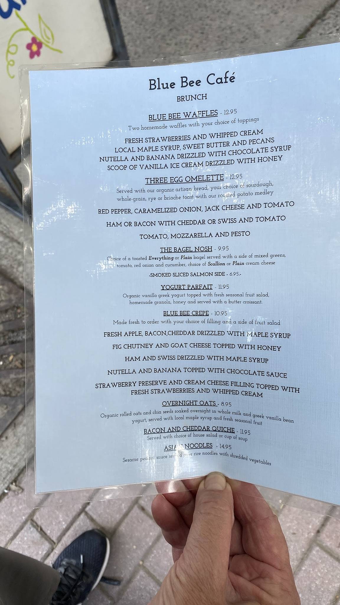Menu at Blue Bee Cafe, Delhi