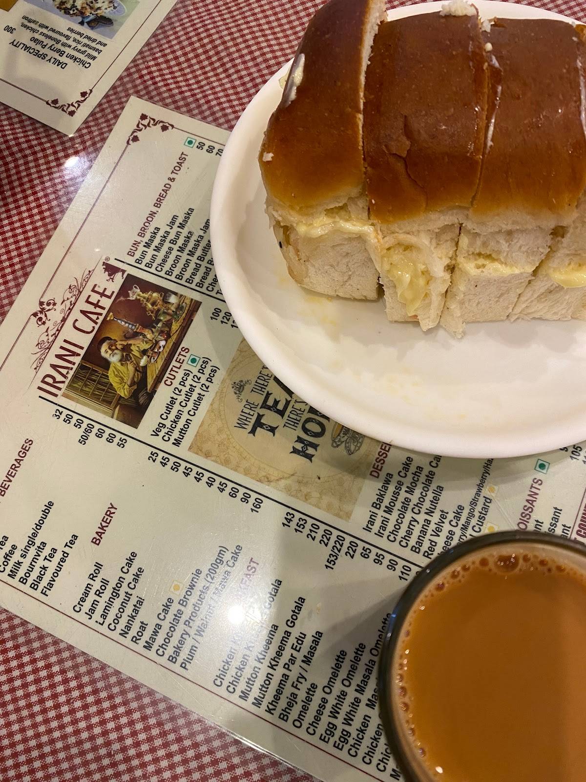 Menu at Irani Cafe - Baner, Pune, Irani Cafe