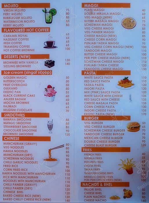 Menu at Namo "णमो" Sandwich, Indore