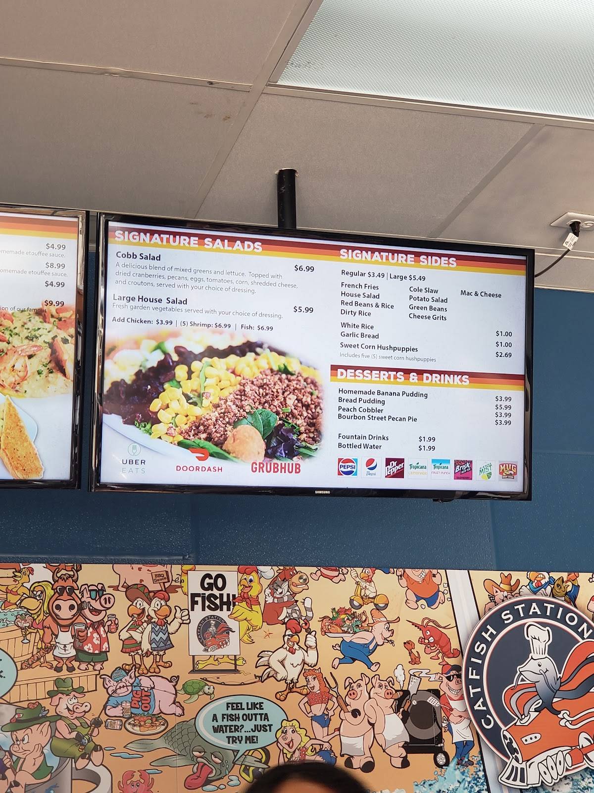 Carta del restaurante Catfish Station, Cypress, Spring Cypress Rd suite a