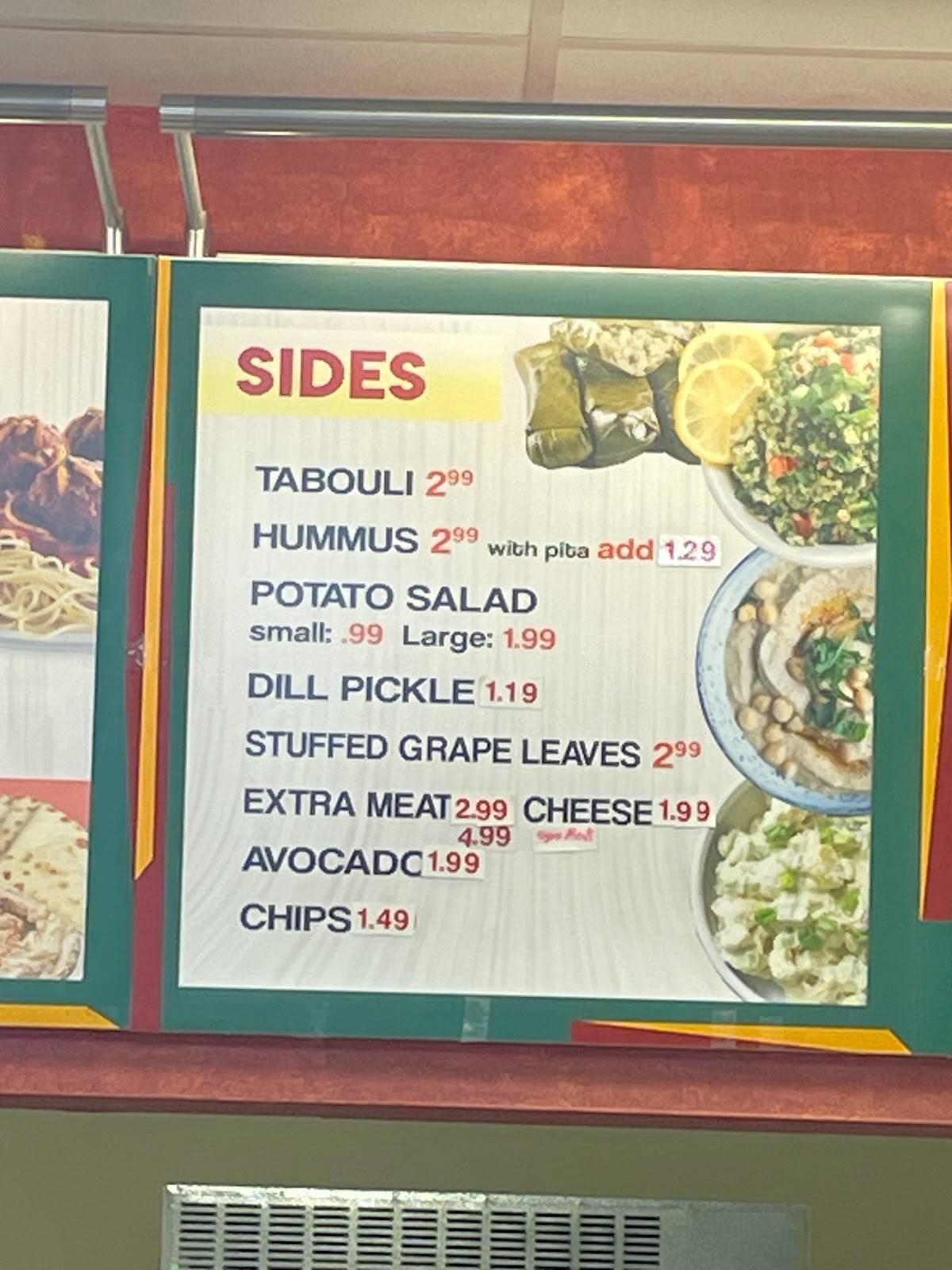 Menu at Catoosa Deli restaurant, Tulsa