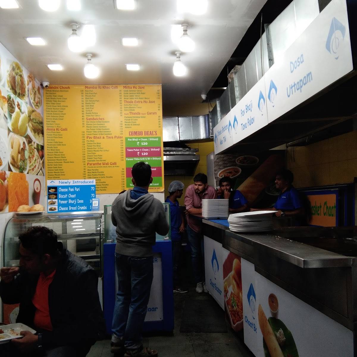 Menu at Chaat Bazaar, Pune, Sagar Arcade