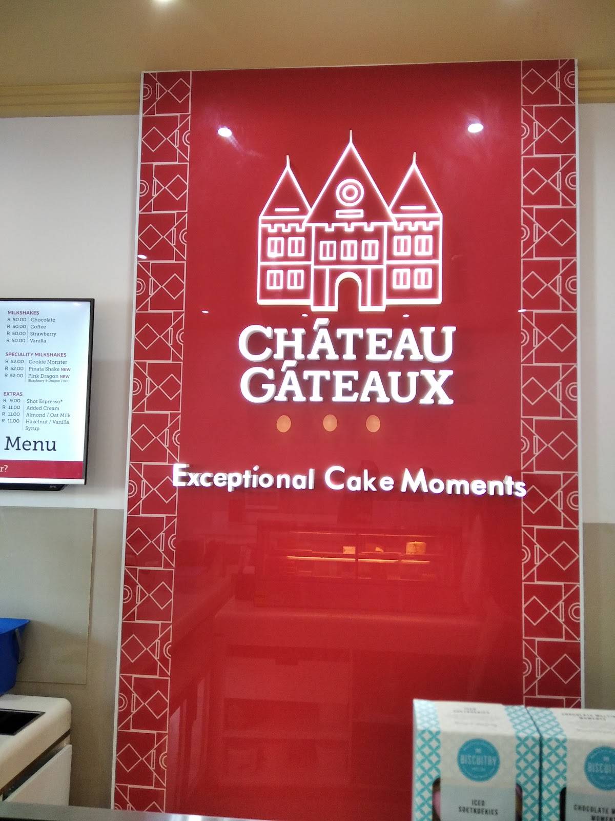 Carta de Château Gâteaux Access Park, Ciudad del Cabo, Shop D3