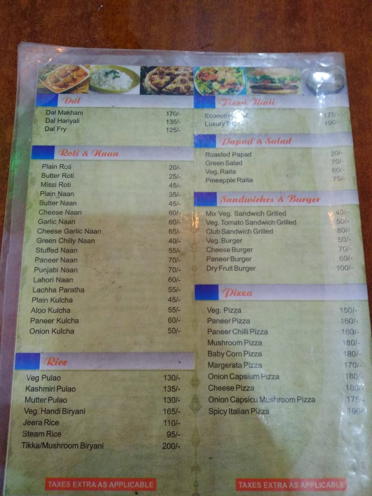 Menu at Chatkara Food Court, Patna, Bailey Rd
