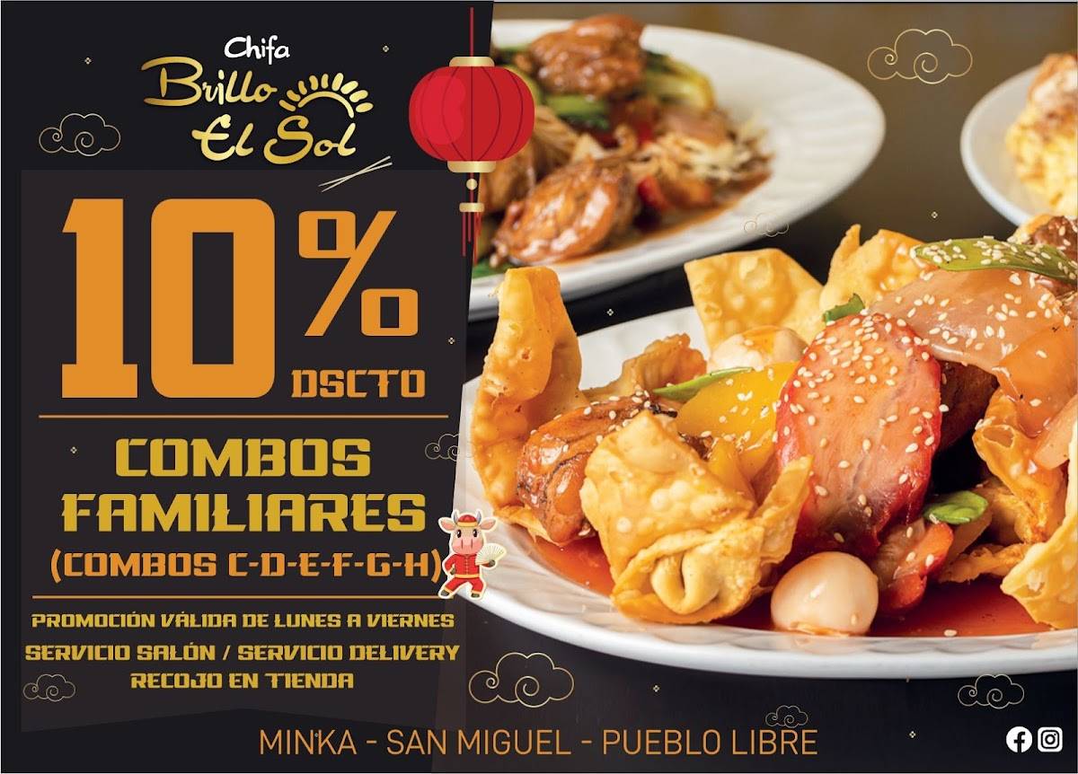 Carta del restaurante Chifa Brillo el Sol Minka, Callao