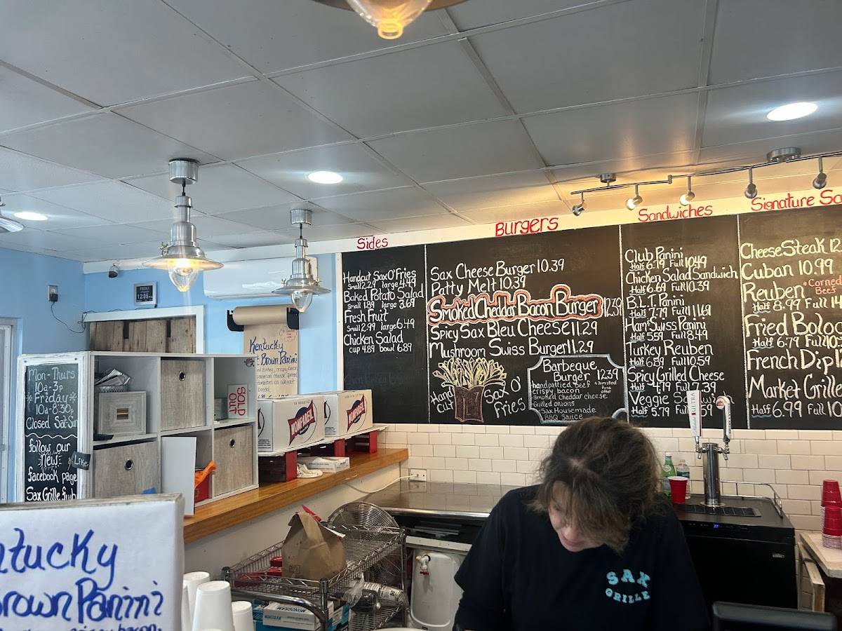 Menu at SAX GRILLE pub & bar, Fort Walton Beach, 10 Eglin Pkwy SE