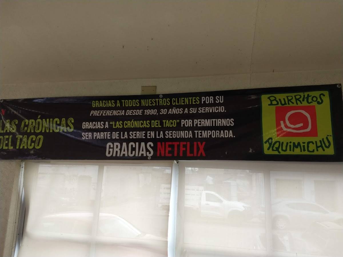 Carta del restaurante Burritos Aquimichú, Ciudad Juarez