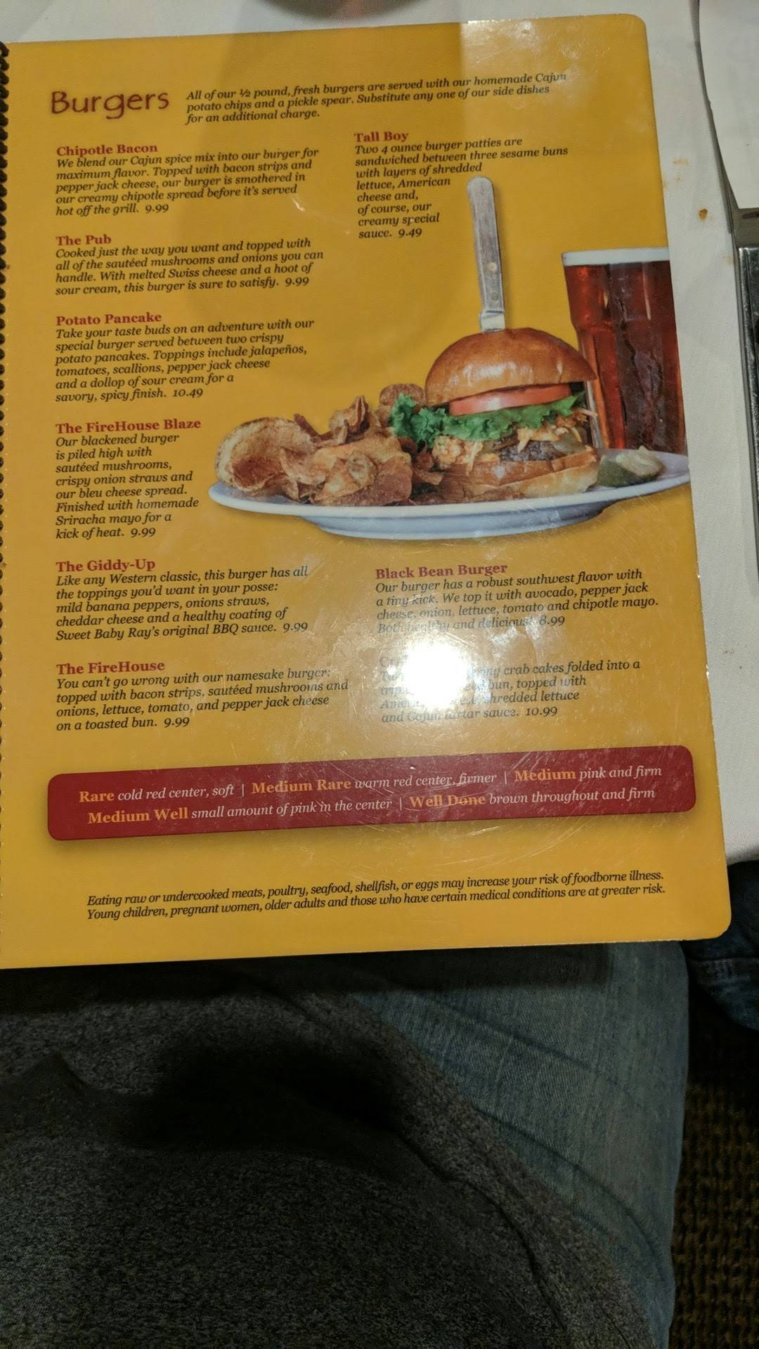 Menu at Firehouse Grille & Pub, Willoughby Hills