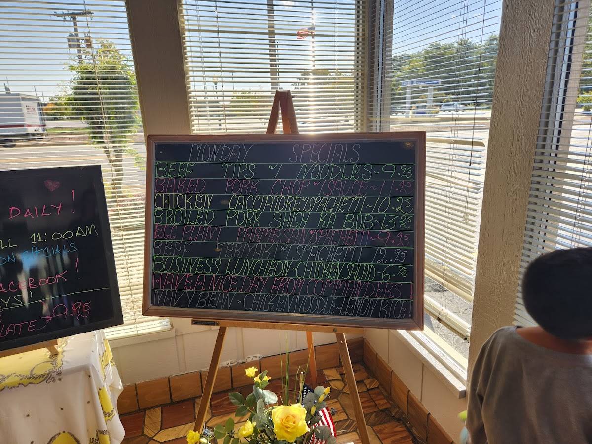 Menu at Commander Restaurant, Munster
