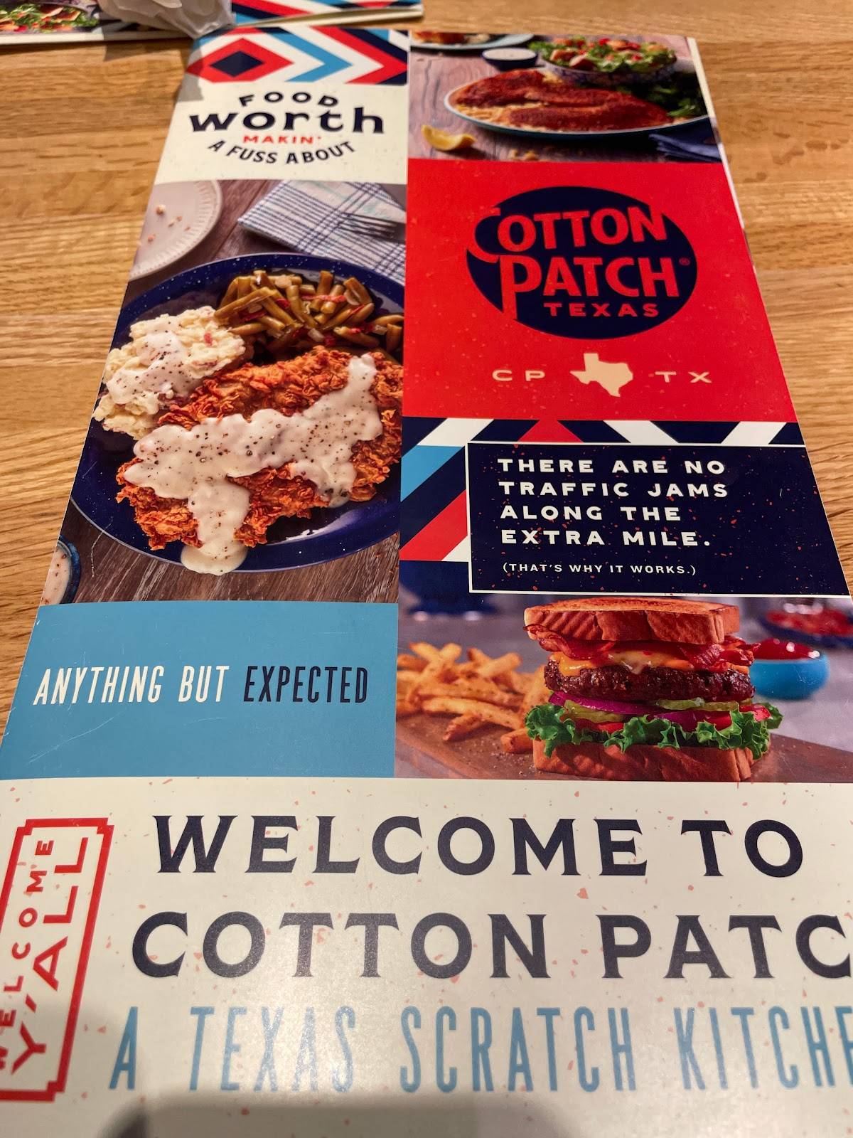 Menu at Cotton Patch Cafe, College Station, -A Longmire Dr