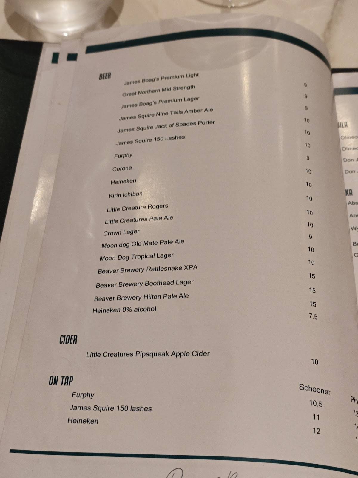 Menu at PepperBerry Restaurant, Darwin City