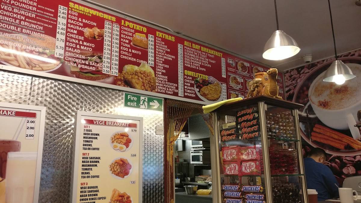 Menu at Deepcut Cafe, Camberley