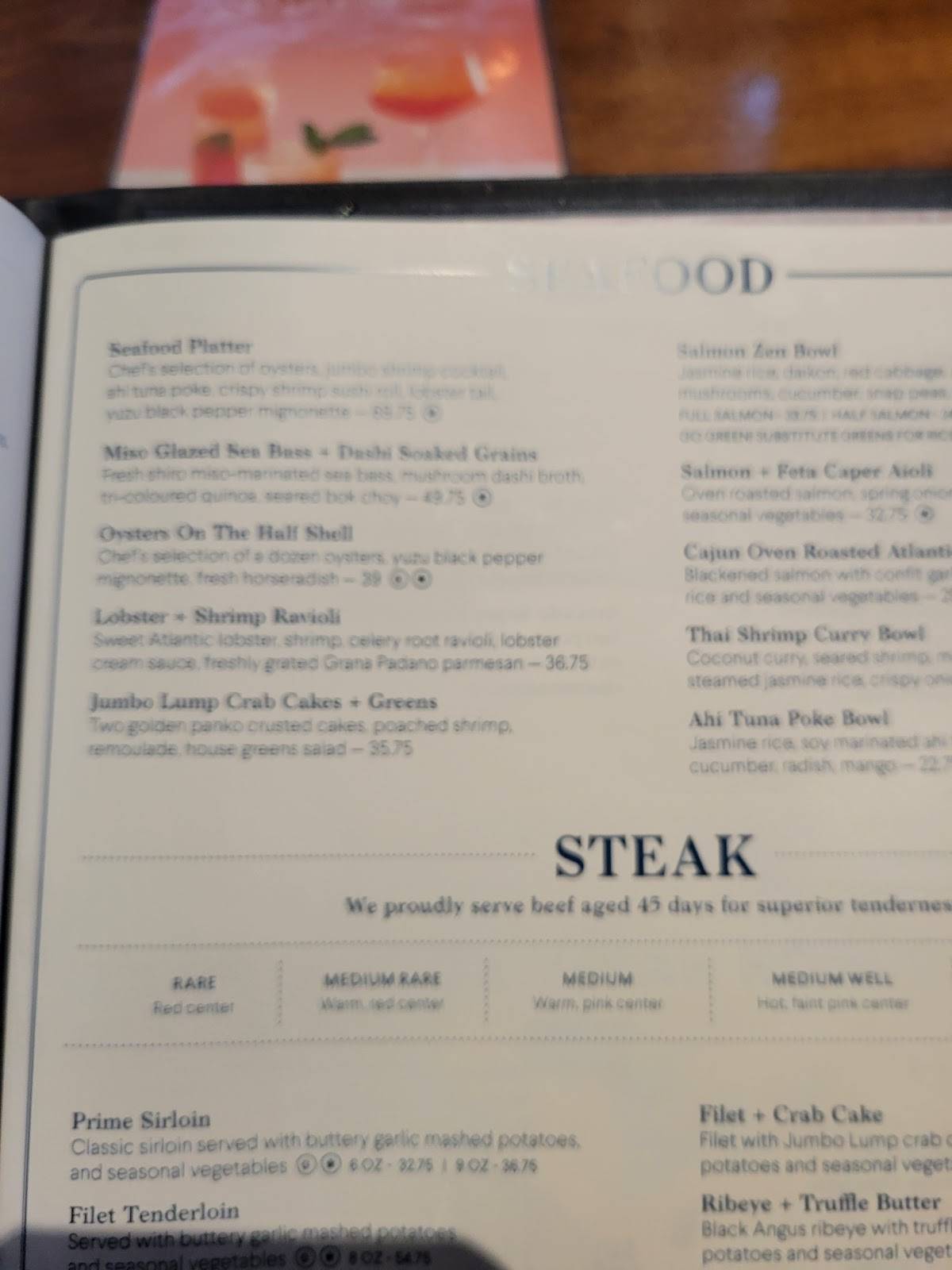 Menu at Earls Kitchen + Bar, Lone Tree, Park Meadows Center Dr