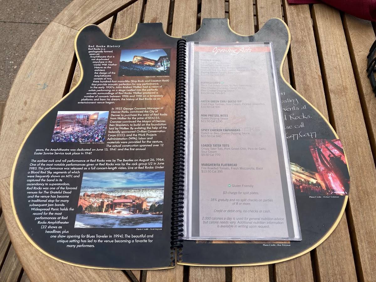 Menu at Ship Rock Grille pub & bar, Morrison