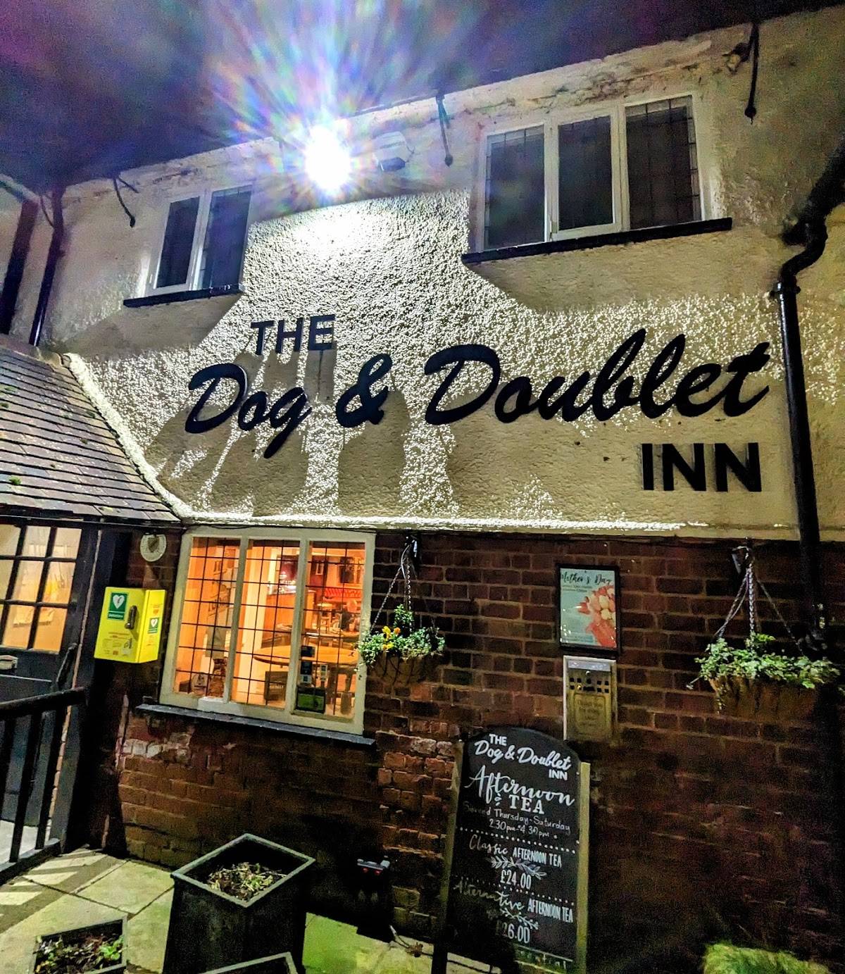 Menu at Dog & Doublet Inn pub & bar, Stafford