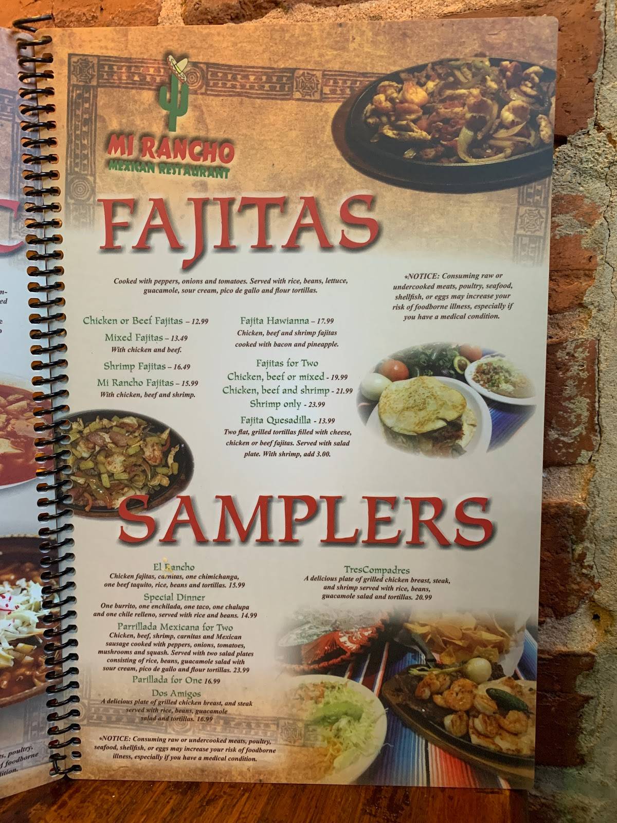 Menu at El Presidente Mexican Restaurant, Augusta, 2 8th St