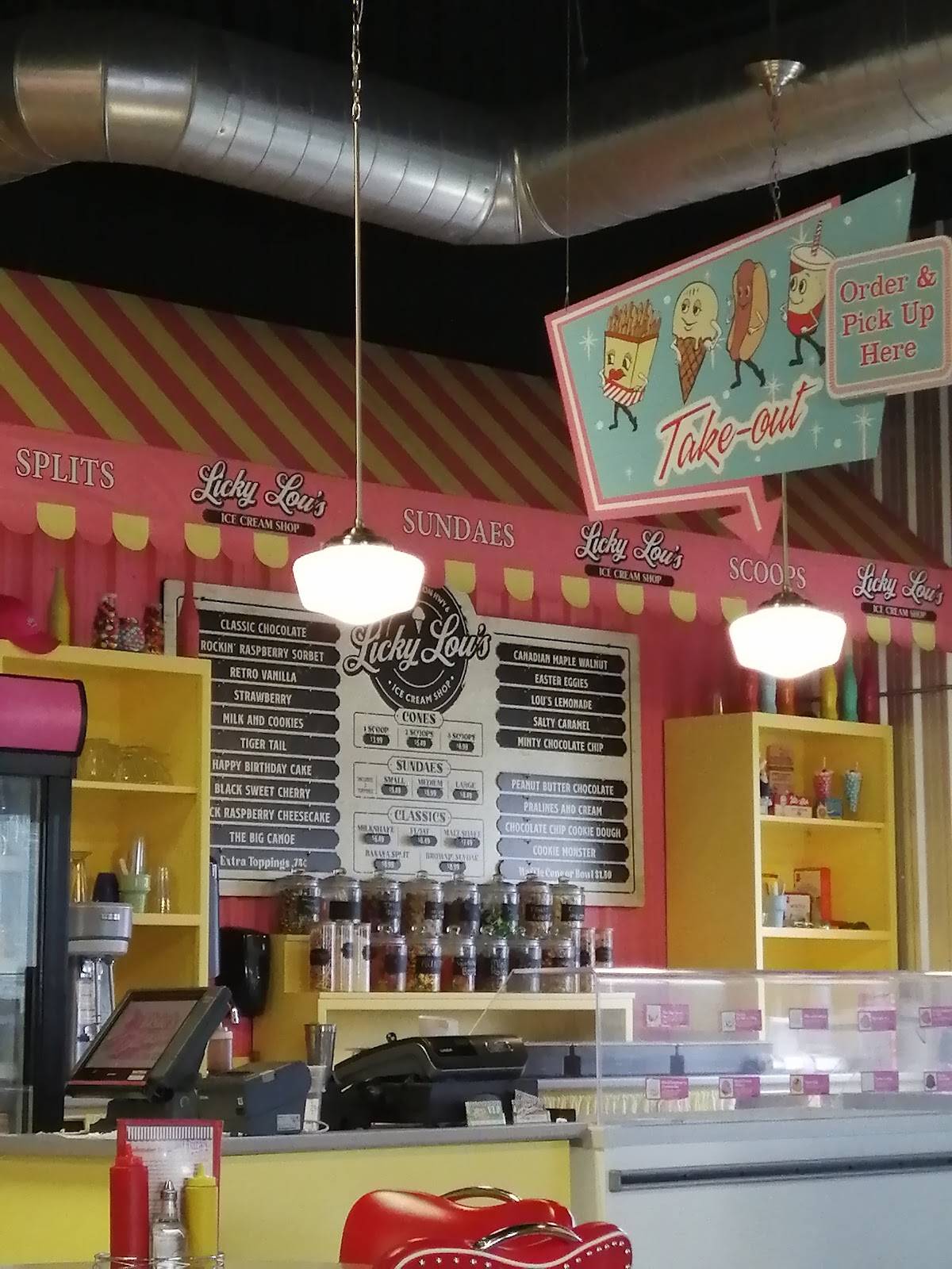 Menu at Elsie's Diner restaurant, Owen Sound