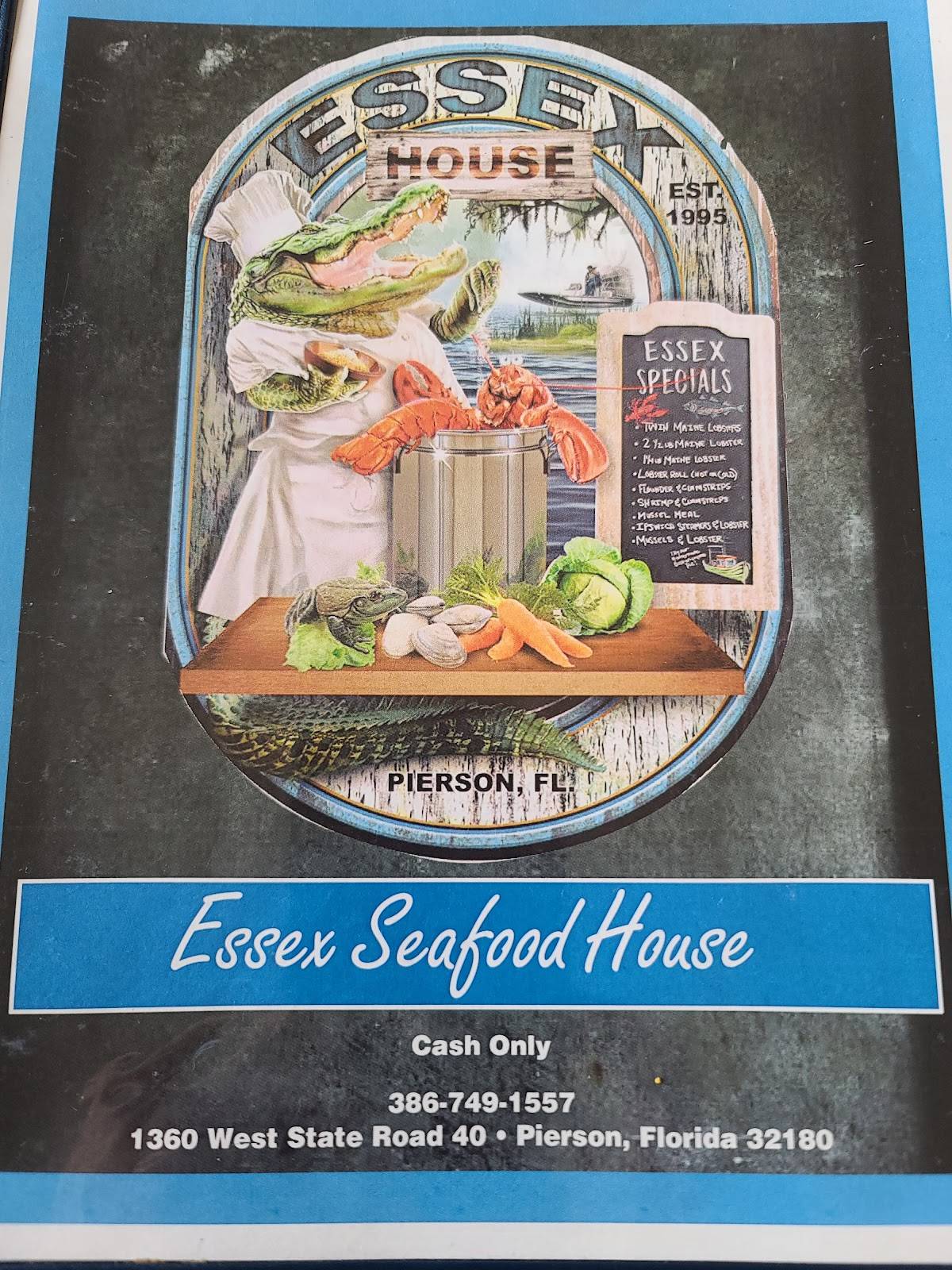 Menu at Essex Seafood House (two) restaurant, Pierson
