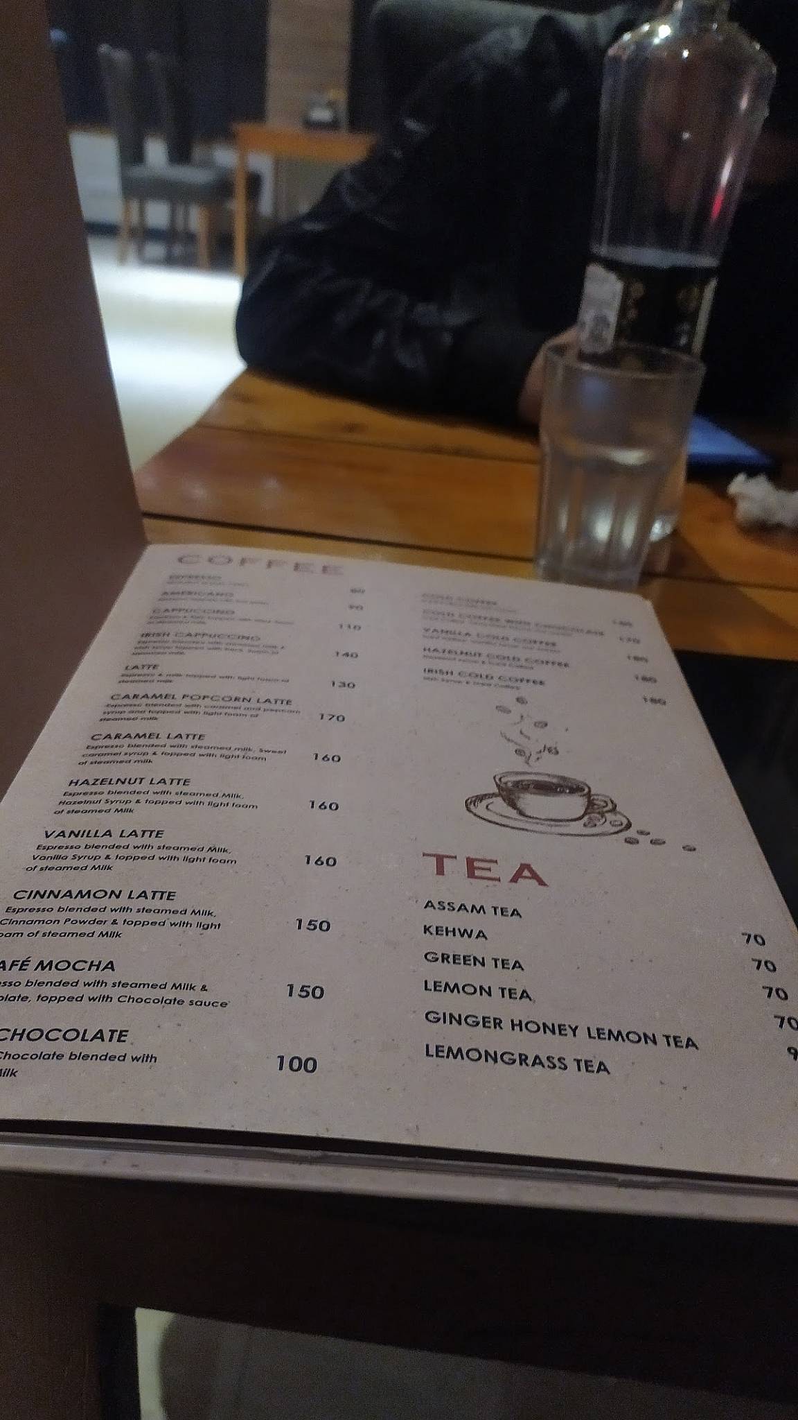 Menu at FAT PANDA, Srinagar