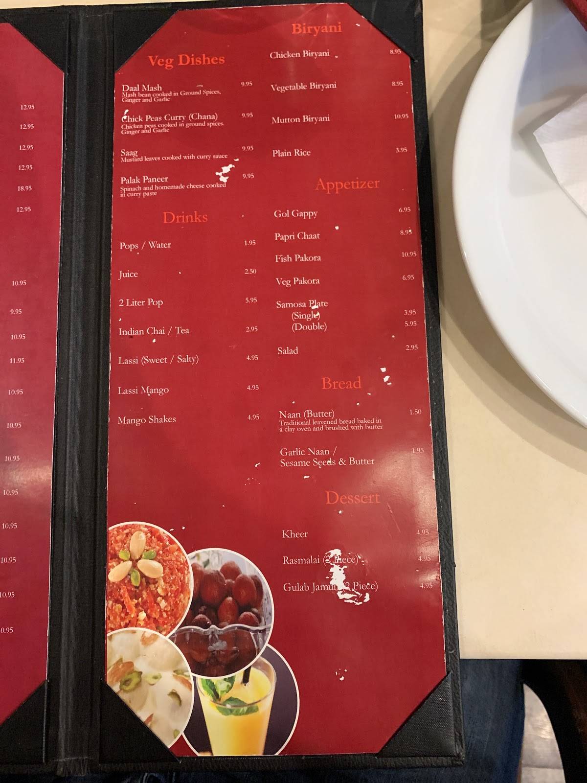 Menu at Fahad Restaurant & Banquet Hall, Calgary