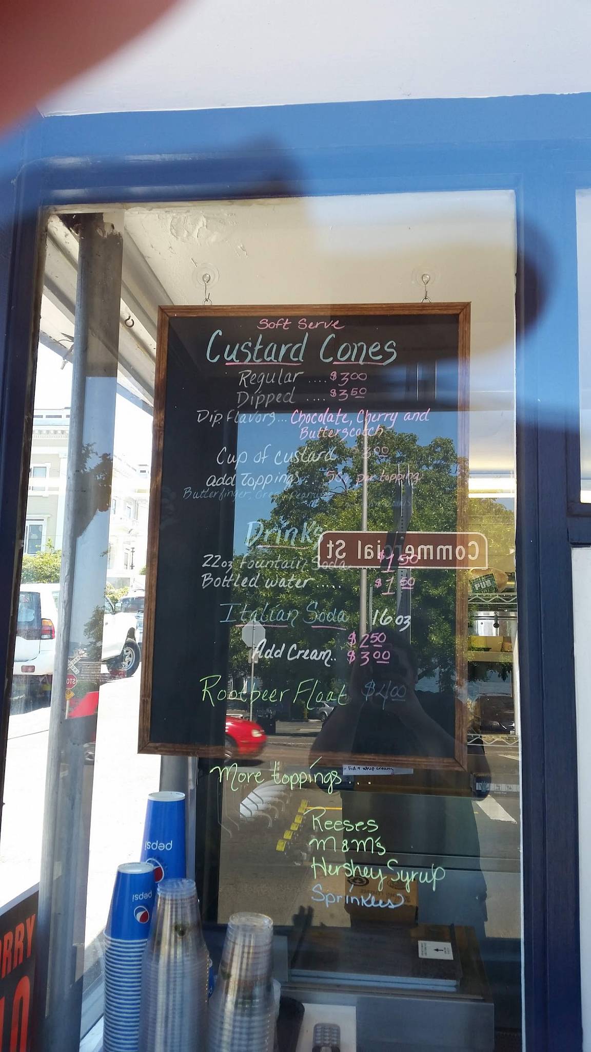 Menu at Custard King fast food, Astoria