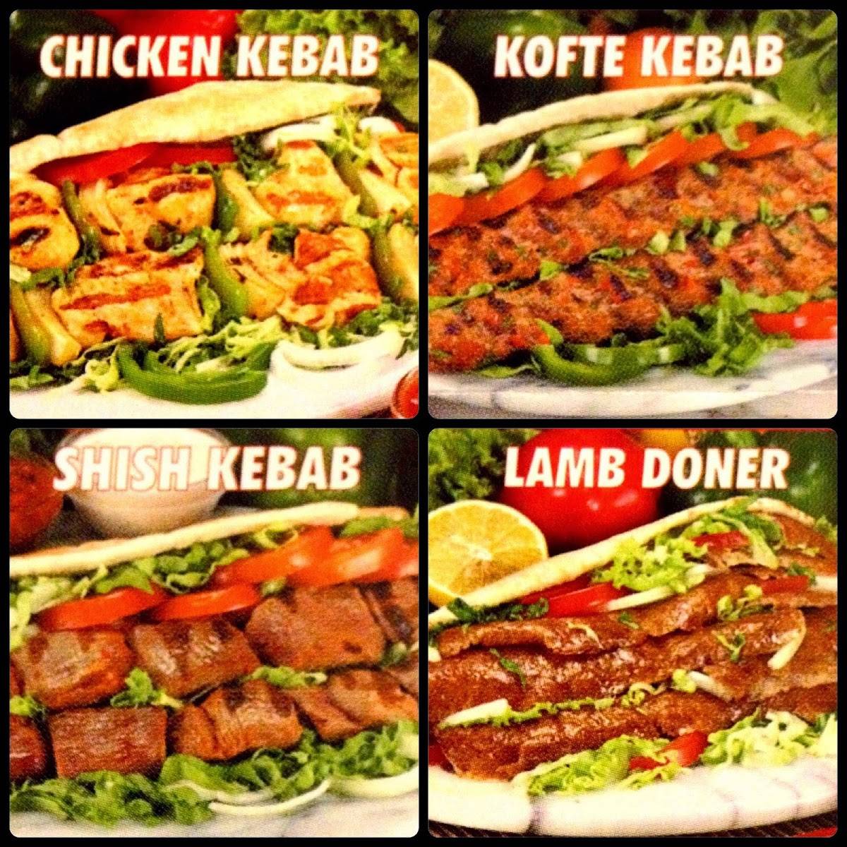 Menu at Flaming Grill fast food, Chertsey