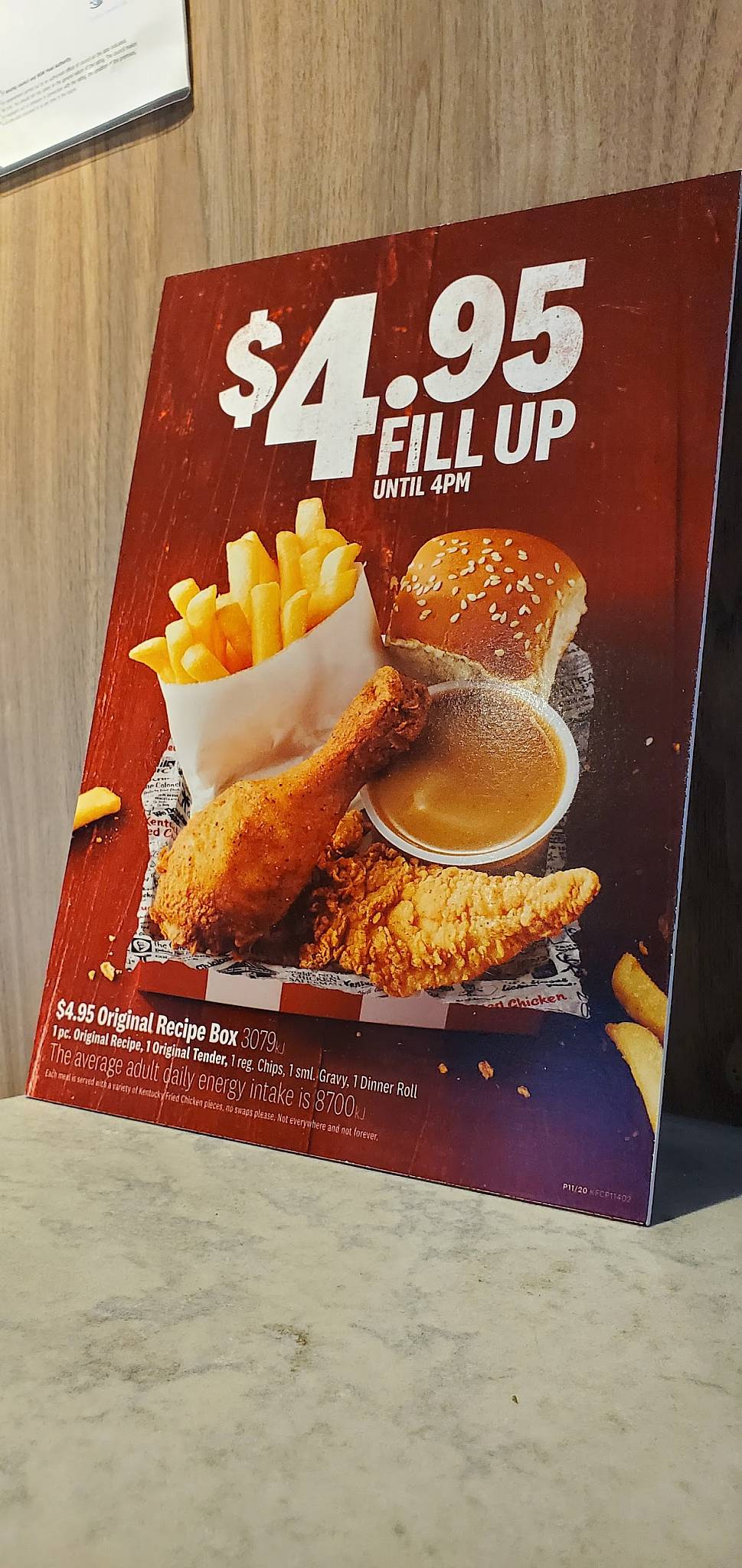 Menu at KFC Kings Cross fast food, Potts Point, Shop 3/111 Darlinghurst Rd